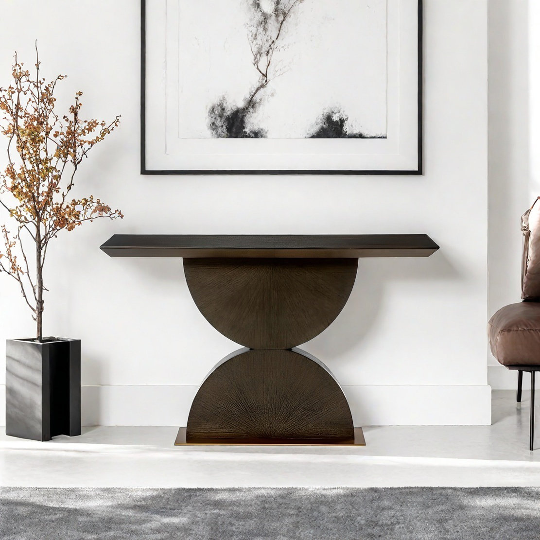 interanest Retro Minimalist Art Console Table | Wayfair
