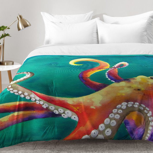 Deny Designs Octopus Comforter Set & Reviews | Wayfair
