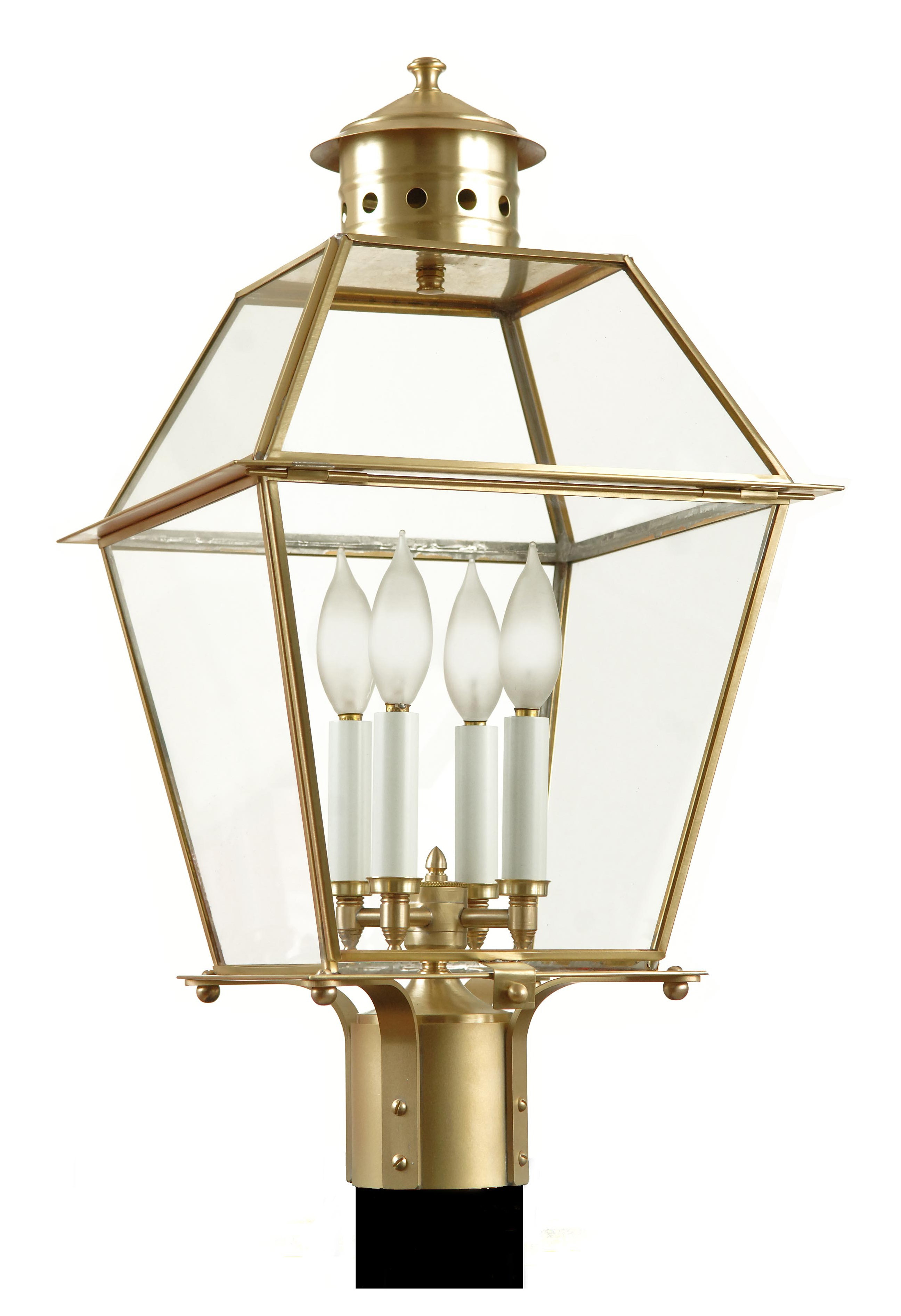 Fourteenth Colony Lighting Raw Brass 4 - Light 21.75" H Hardwired ...