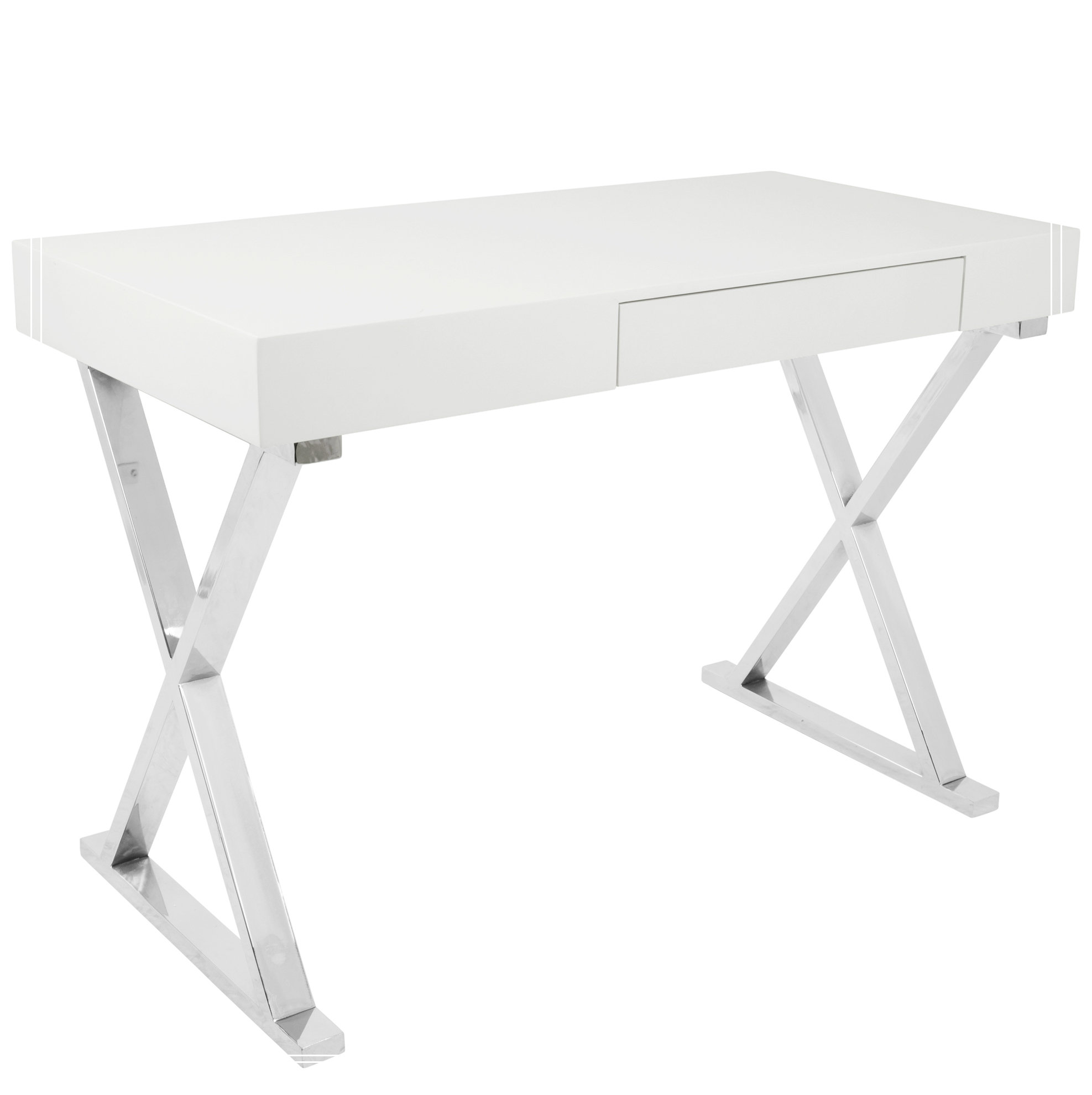 Orren Ellis Modern and Stylish Office Desk for Efficient Work and Study ...