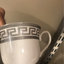 House of Hampton® Afjal Greek Key Tea Cup and Saucer Set & Reviews ...