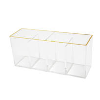 Inbox Zero Plastic Desk Organizer with Drawers | Wayfair