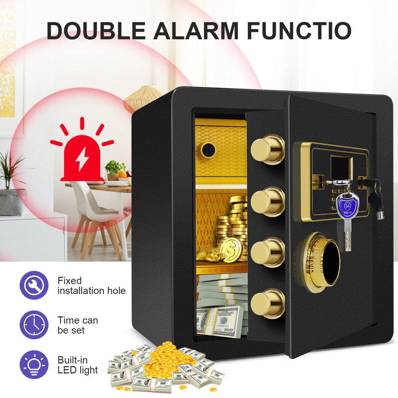 YITAHOME Digital Keypad Depository Safe with Dual-Lock Safe & Reviews ...