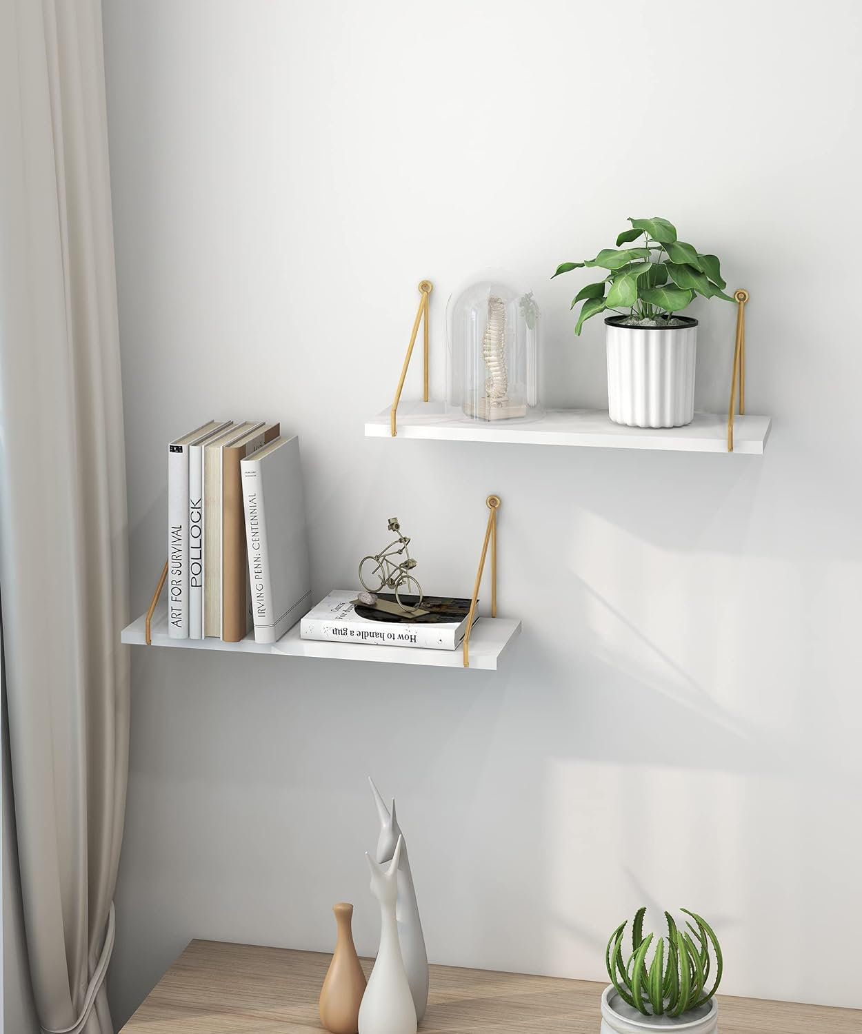 Mercer41 Akshaye 2 Piece Bracket Shelf | Wayfair