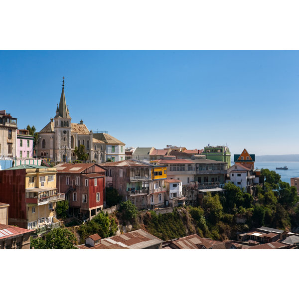 Ebern Designs Valparaiso Cityscape by Pierivb - Wrapped Canvas Print ...