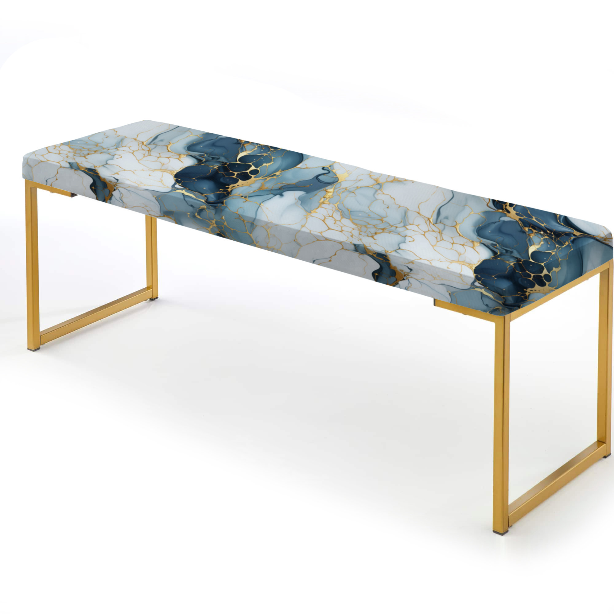 Design Art Gold Timeless Marble Classic Delights - Marble Upholstered ...