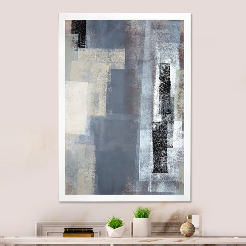 17 Stories Brown Meets Gray Abstract Art IV - Modern & Contemporary ...
