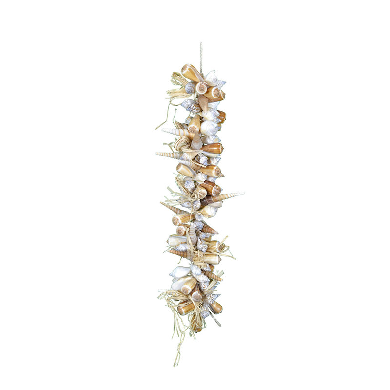 Highland Dunes Assorted Natural Chula Shells Garland & Reviews | Wayfair