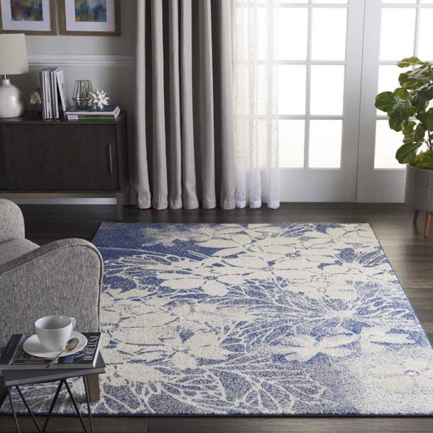 Winston Porter Leeming Floral Rug & Reviews | Wayfair