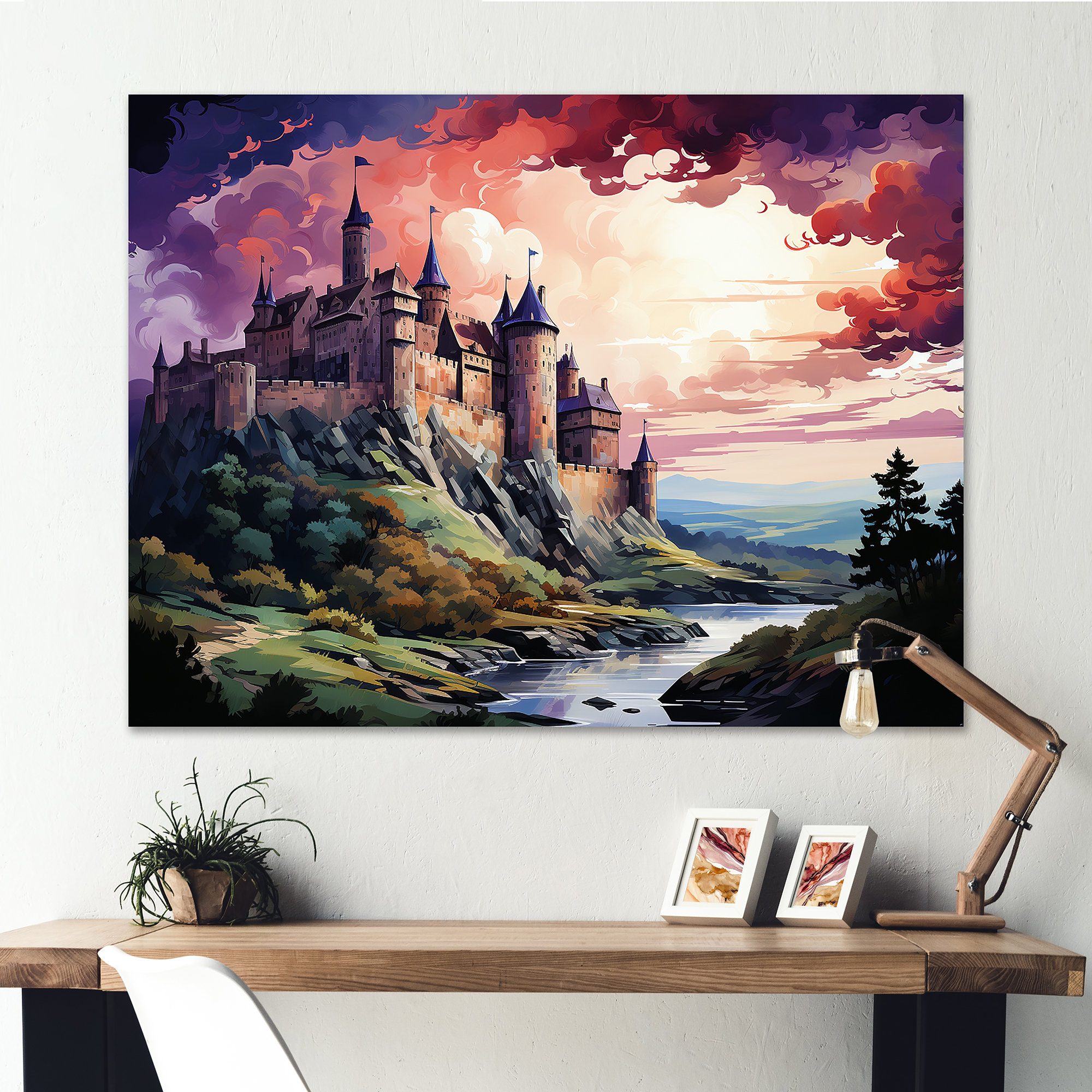 Winston Porter " Medieval Carcassonnes French Castle " on Canvas | Wayfair