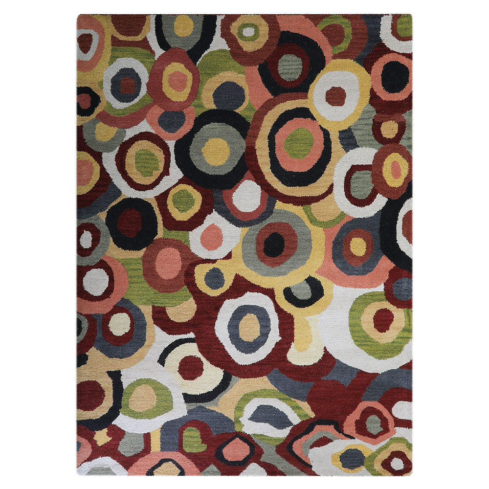 Union Rustic Manns HAND TUFTED WOOL ECO-FRIENDLY AREA RUGS, Multicolor ...