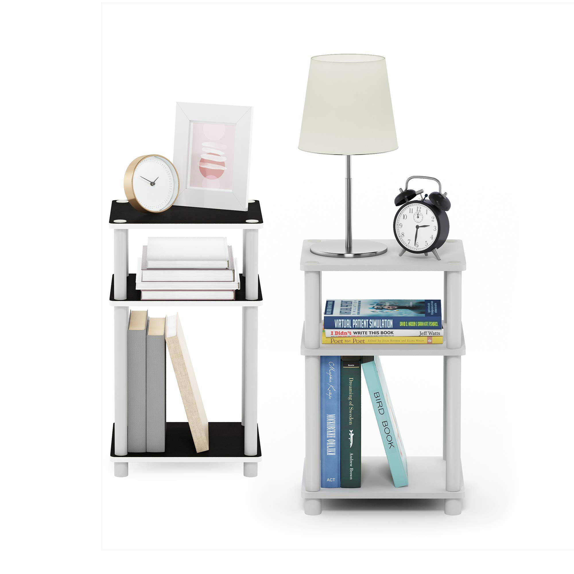 Latitude Run® Just 3-Tier Turn-N-Tube End Table / Side Table / Night ...