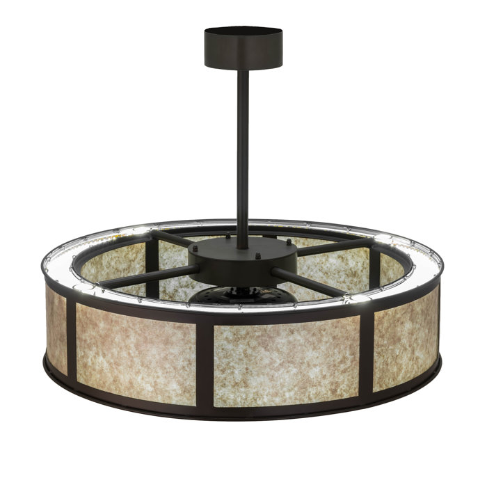 Meyda Lighting Smythe Craftsman LED Ceiling Fan | Perigold