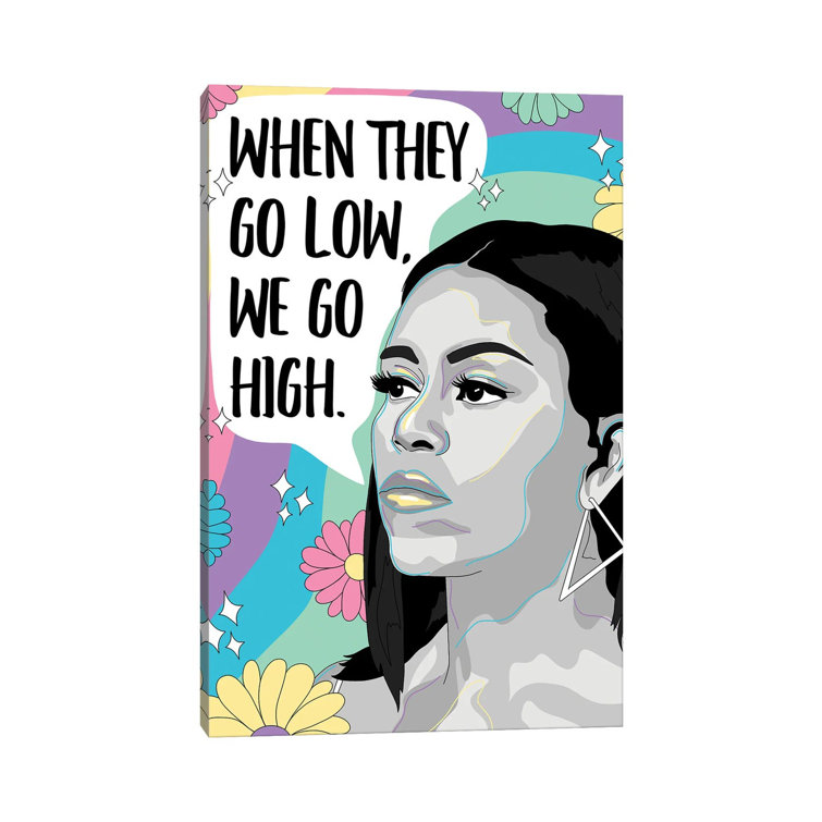 Happy Larry Michelle Obama Illustration - Print | Wayfair.co.uk