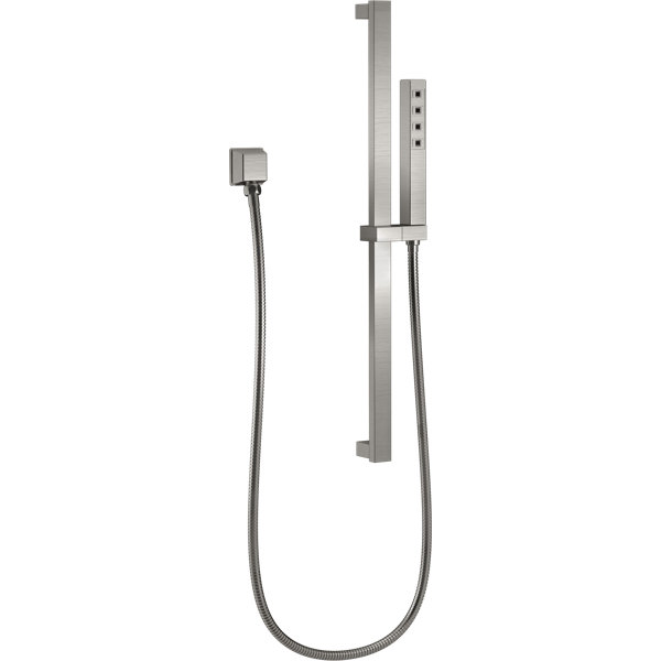 Delta H2Okinetic Hand Shower with Slide Bar,Single Spray Handheld ...