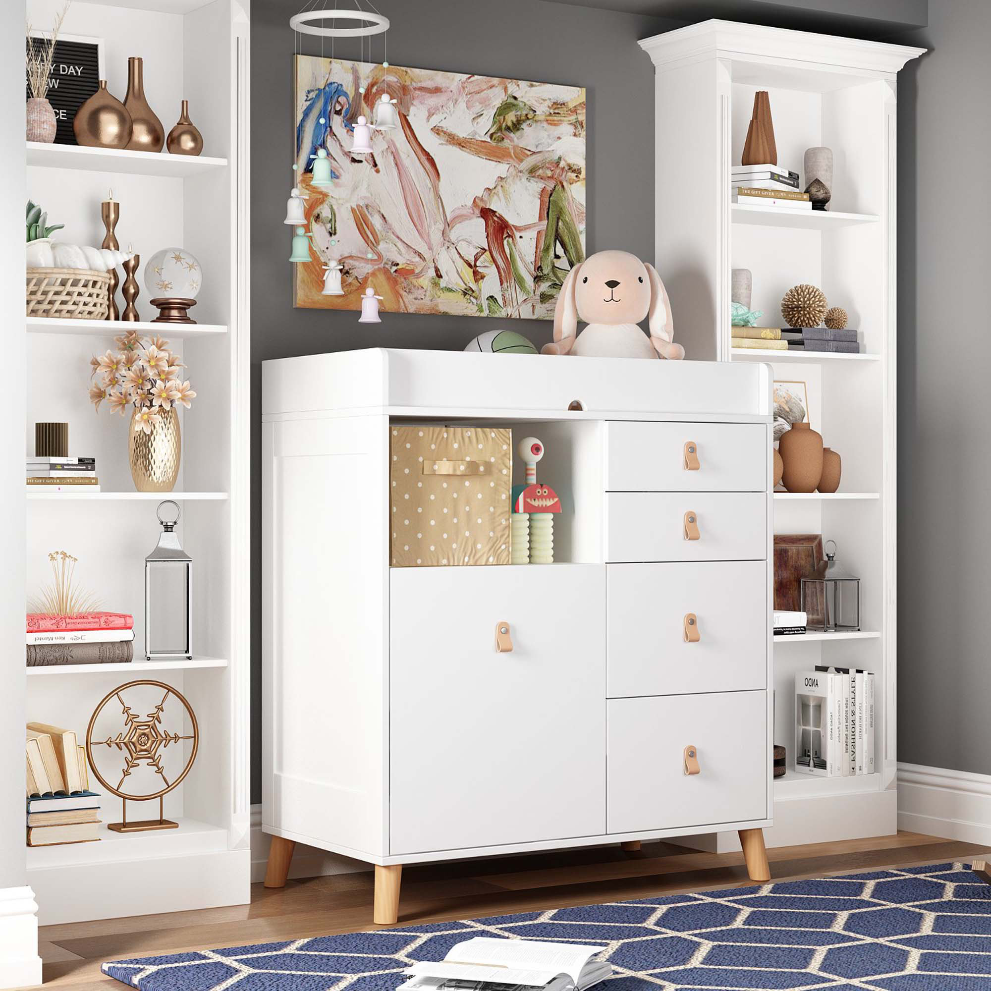 Viv + Rae™ Kyte 5 - Drawer Changing Table Dresser & Reviews - Wayfair ...