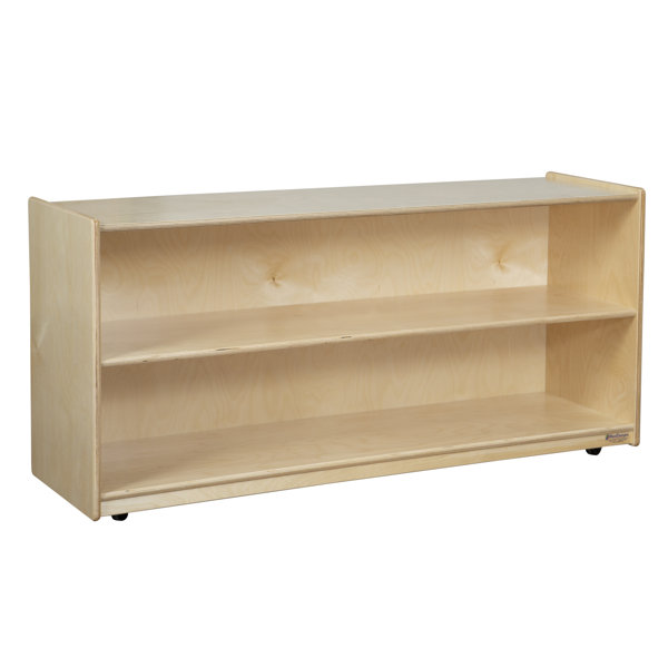 Wood Designs 2 Compartment Manufactured Wood Shelving Unit | Wayfair