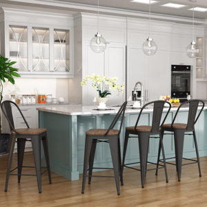 17 Stories Burney Counter & Bar Stool & Reviews | Wayfair