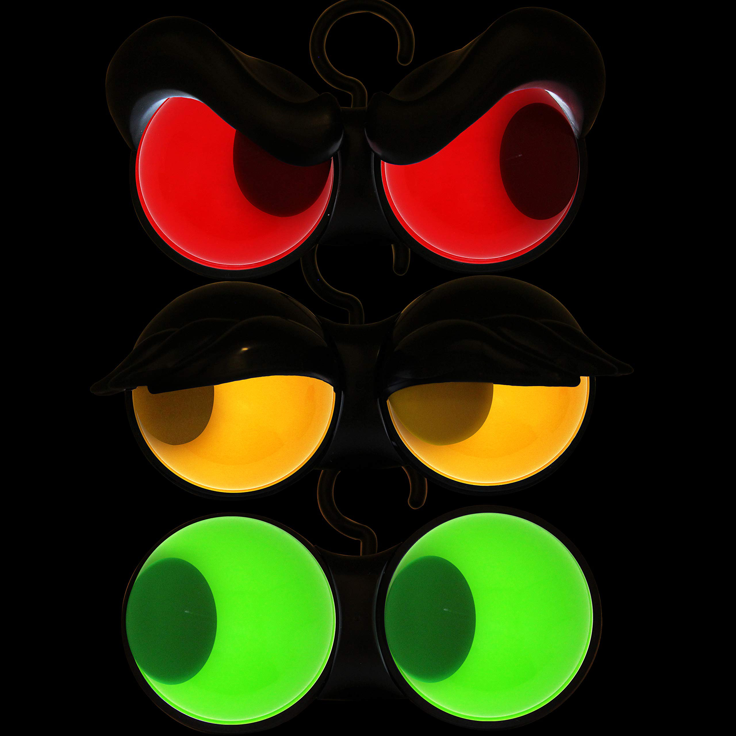 The Holiday Aisle® 3-Pack Halloween Flashing Eyes with Timer | Wayfair