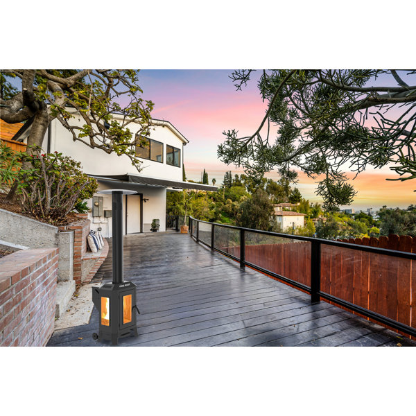 NUUK Outdoor Wood Pellet Heater with Glass Window, 75,000 BTU & Reviews ...