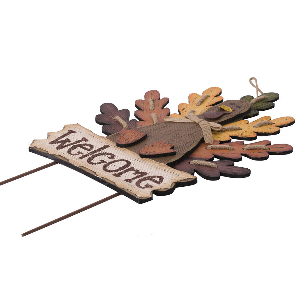 Glitzhome Welcome Turkey Sign & Reviews - Wayfair Canada