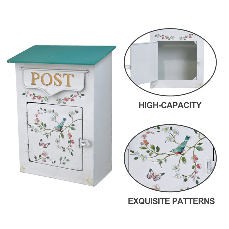 Brambly Cottage Shemar Wall Mounted Letter Box & Reviews | Wayfair.co.uk