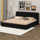 King Size Upholstered Platform Bed, Low Profile Bed Frame With Solid ...