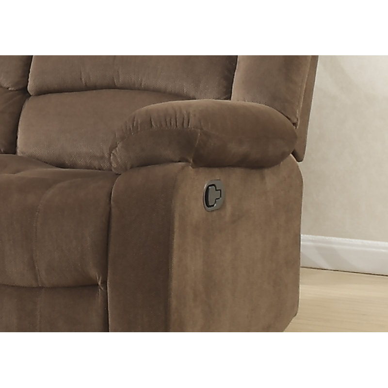 Red Barrel Studio® Kingsview 81'' Upholstered Reclining Sofa & Reviews ...