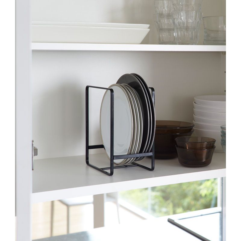 Yamazaki Home Plate Rack/Dish Stand/Dish Storage/Plate Holder, Large ...