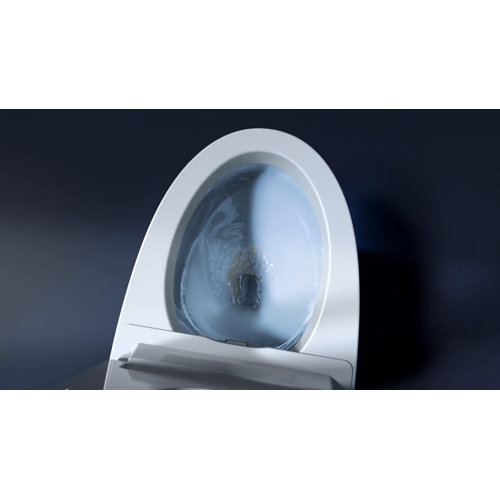 EPLO Smart Bidet Toilet with Foam Dispenser,Flash Drying, Auto Flush ...