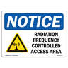 SignMission Radio Frequency Controlled Access Area Sign | Wayfair