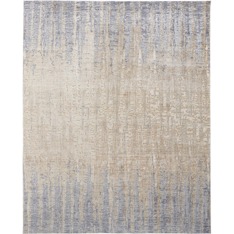 17 Stories Wool Abstract Rug | Wayfair