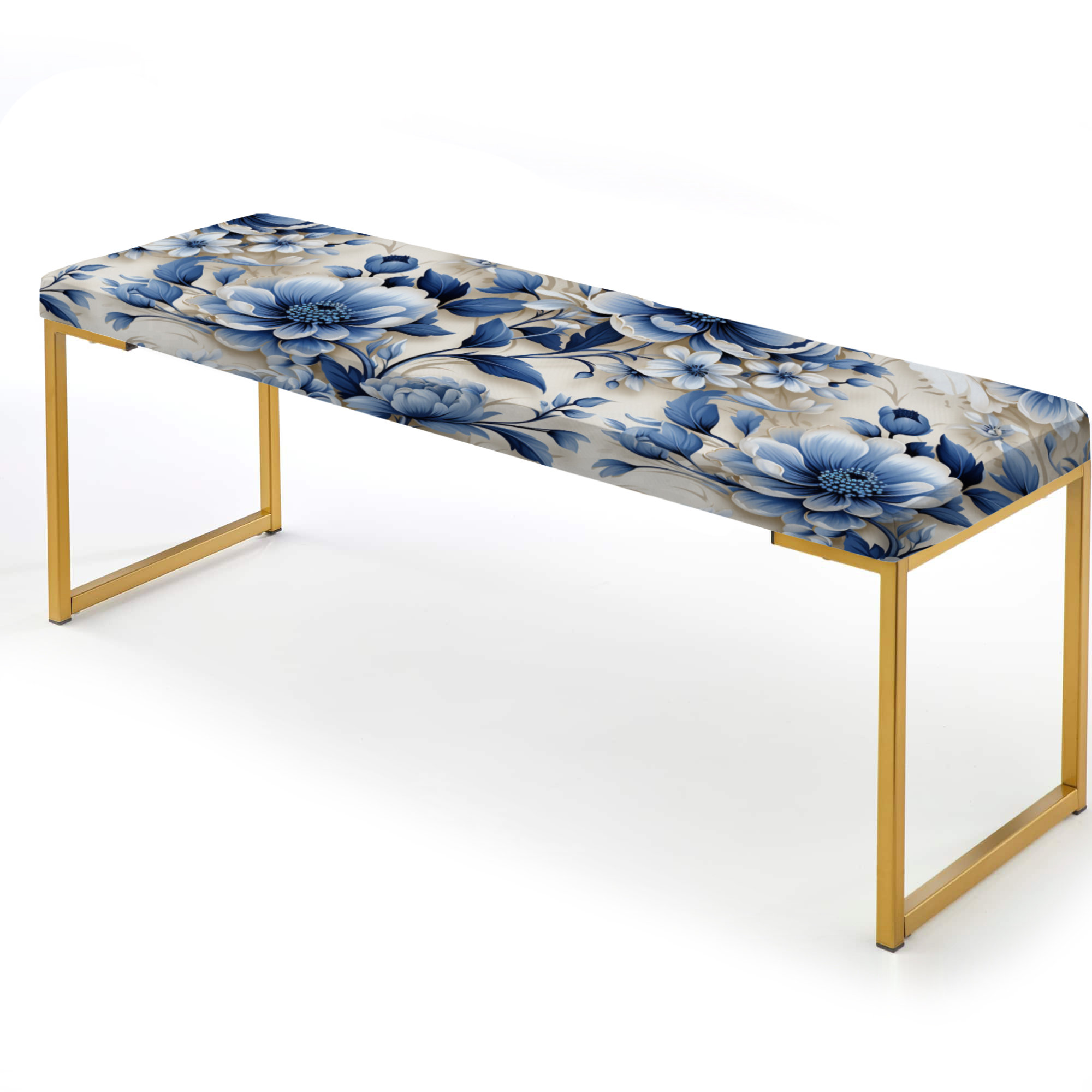 Design Art Cobalt Blue Filigree Vines Victorian Pattern - Floral ...