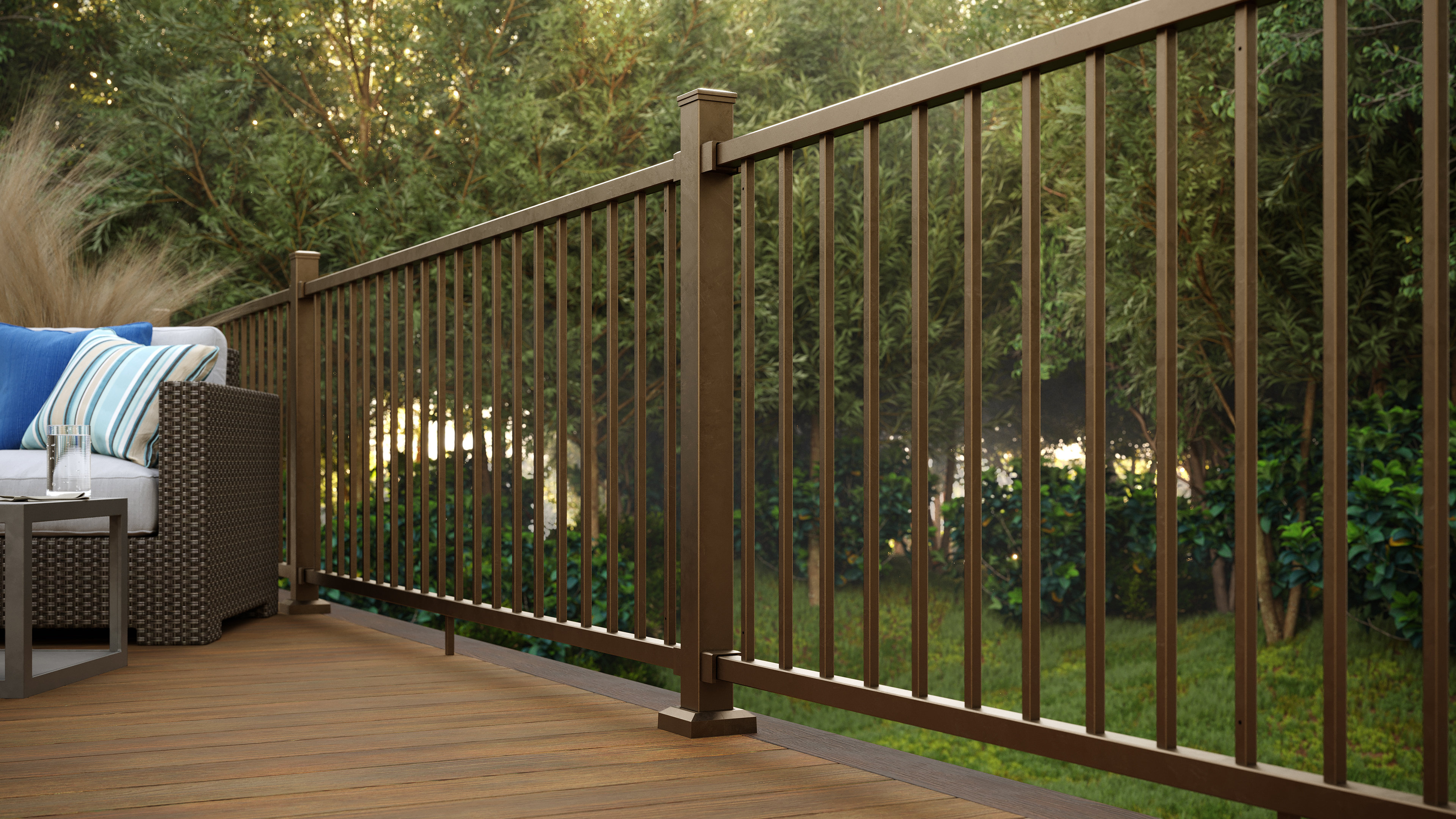 Fortress Building Products Inspire Railing Aluminum Cap Rail Clips ...