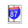 Latitude Run Bethanne Interstate 87 Sign - Single Picture Frame Print ...