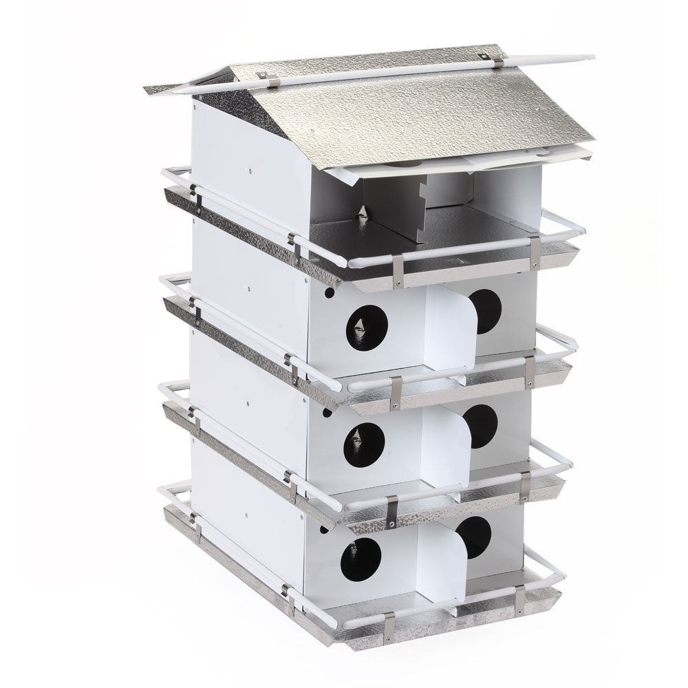 Birds Choice Large Coates Original 4-Level, 16-Suite Purple Martin Bird ...