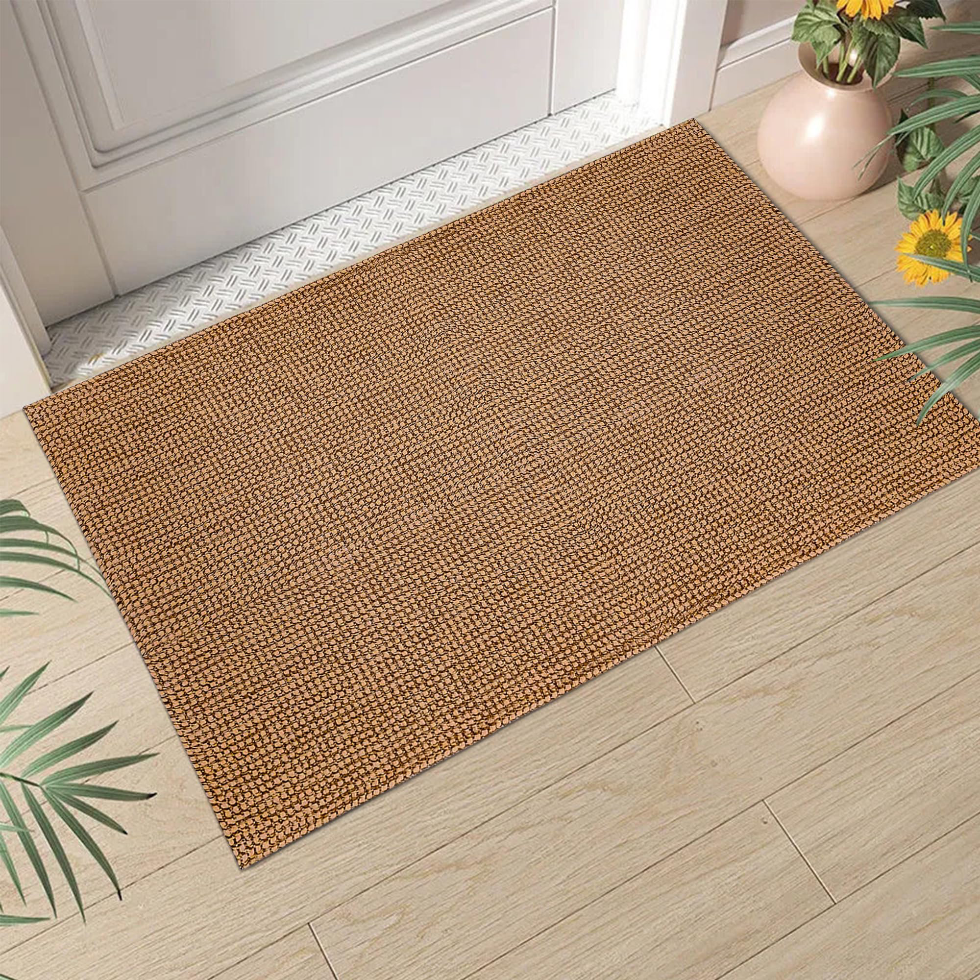 Gracie Oaks Cotton Woven Rug, Washable Double-Sided Cotton Bathroom Rug ...