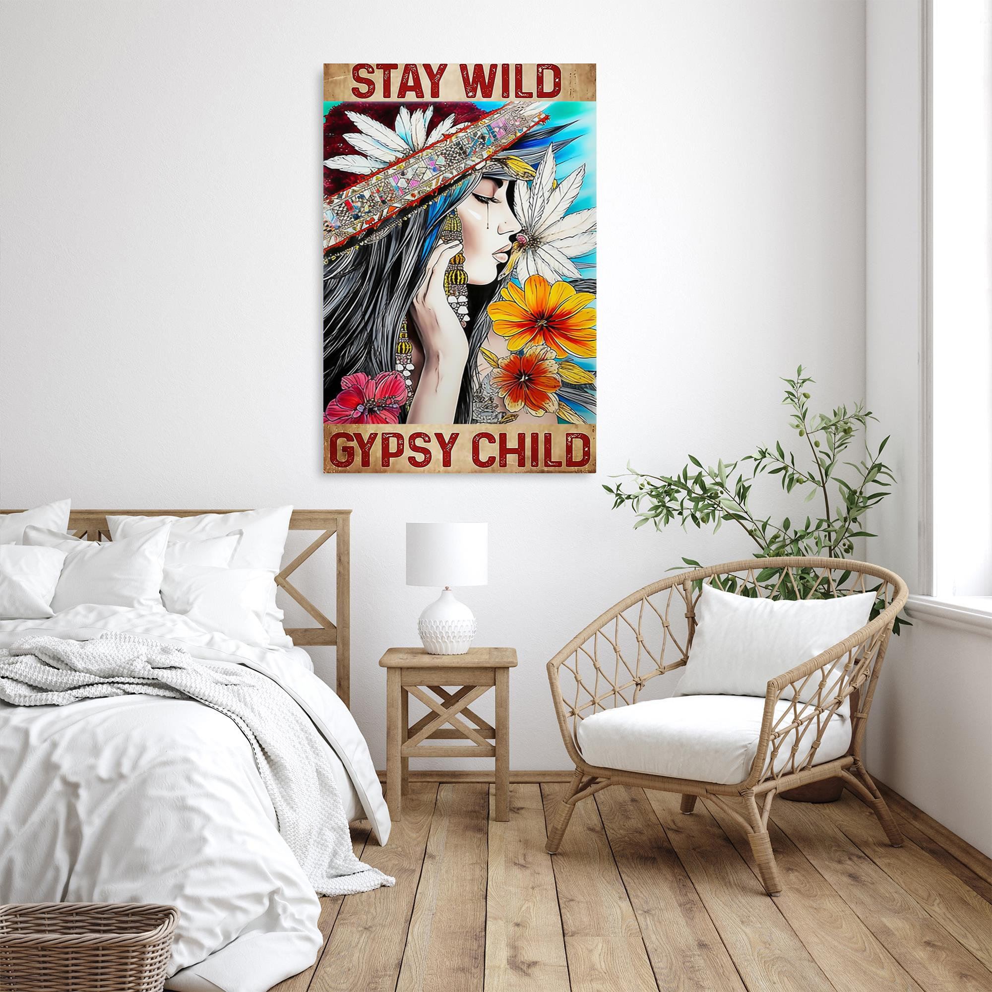 Trinx Stay Wild Gypsy Child Native Girl - 1 Piece Rectan Stay Wild ...