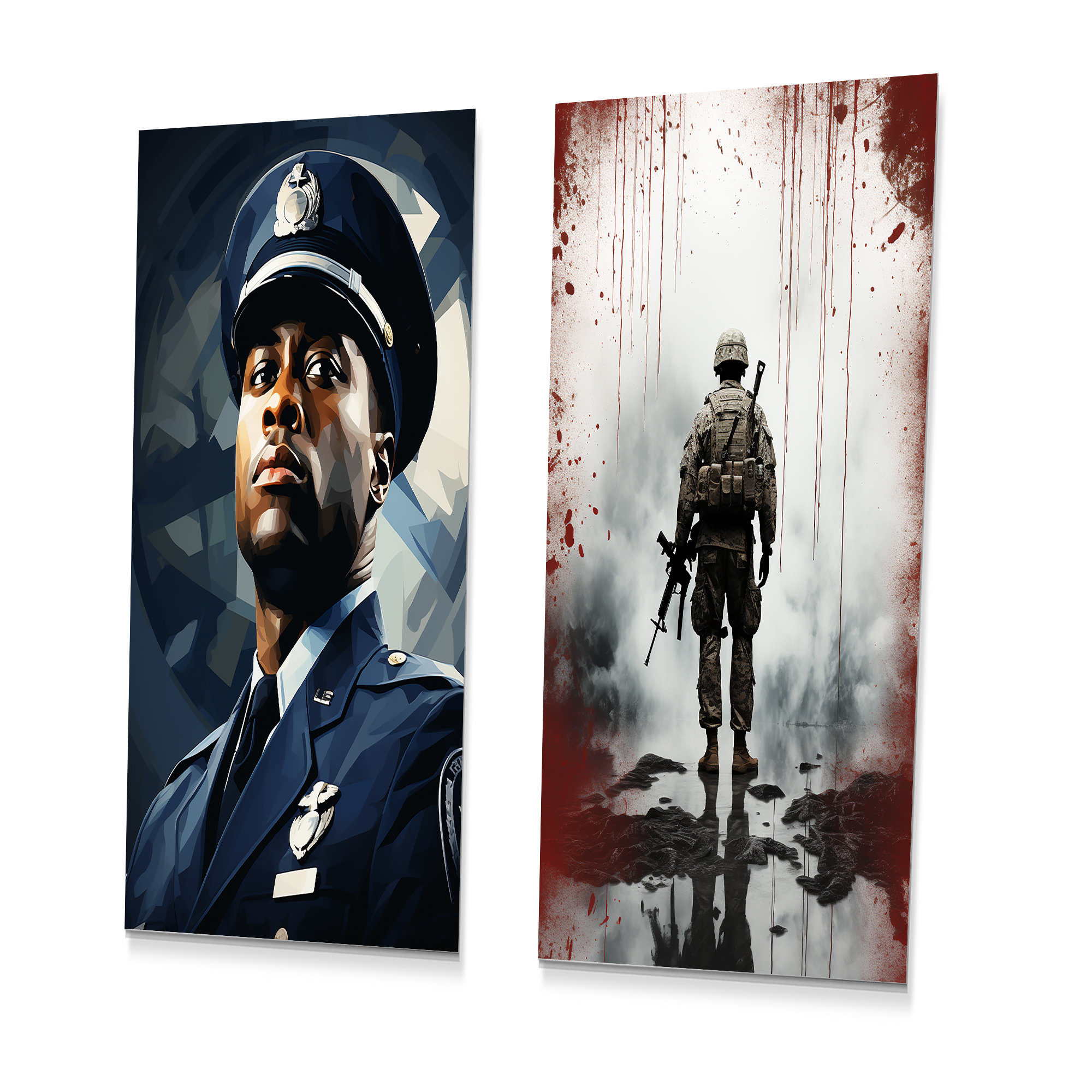 Ivy Bronx Military Honor And Courage Us Soldier I - Military Metal Wall ...