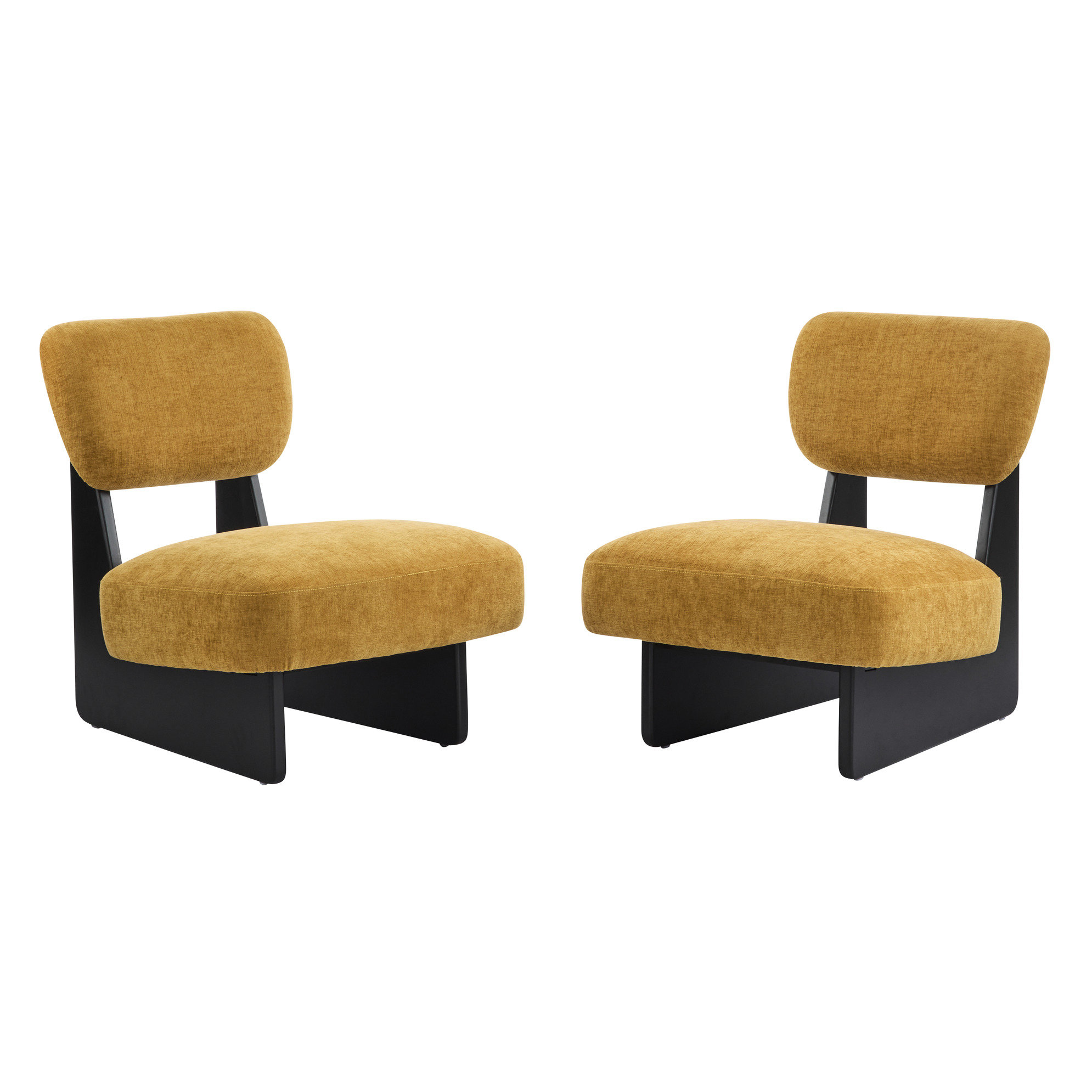 Hokku Designs Two - Piece Modern Lounge Chair , Upholstered With ...