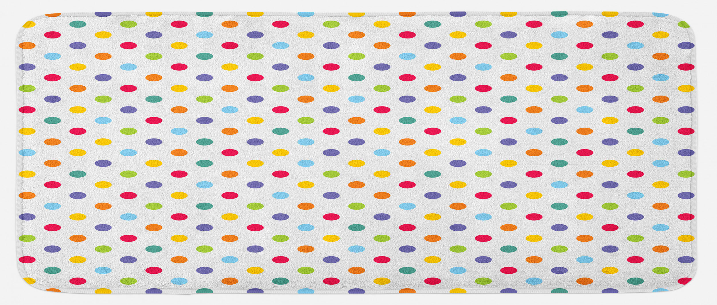 East Urban Home Polka Dots Kitchen Mat | Wayfair