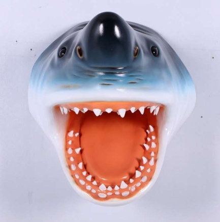 Rosecliff Heights Camaree Great White Shark Head Statue | Wayfair