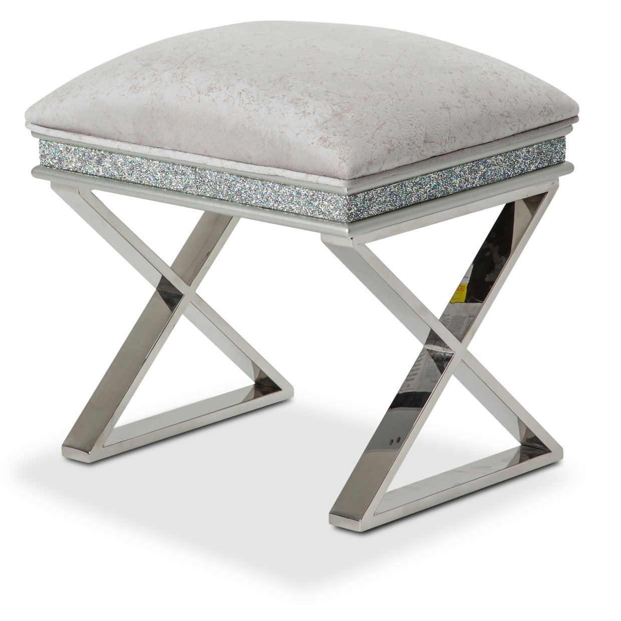 Michael Amini Melrose Plaza Vanity Stool & Reviews | Wayfair