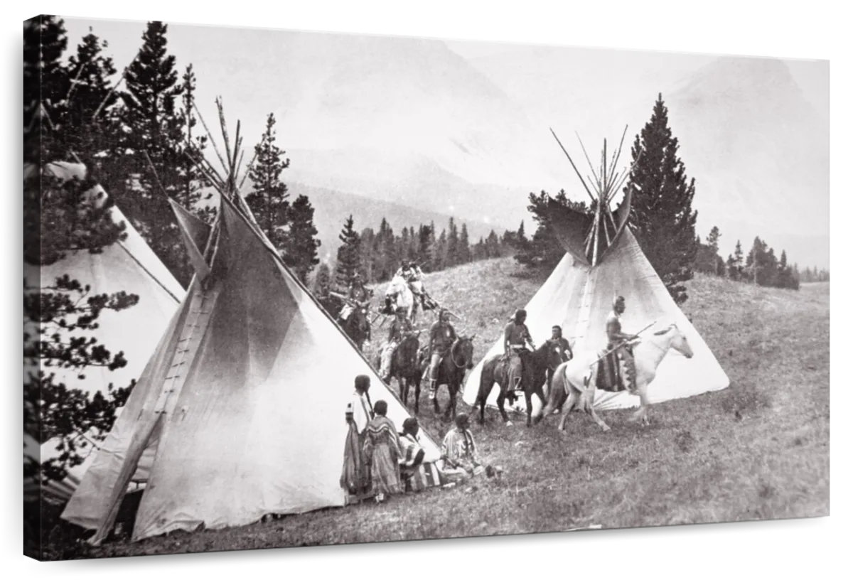 Union Rustic Native American Teepee Camp Montana - Wayfair Canada