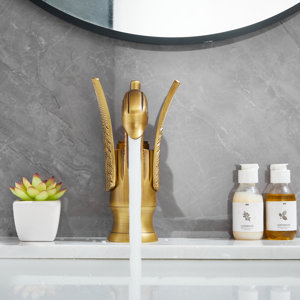 UFINE Single Hole Faucet Single-handle Bathroom Faucet | Wayfair