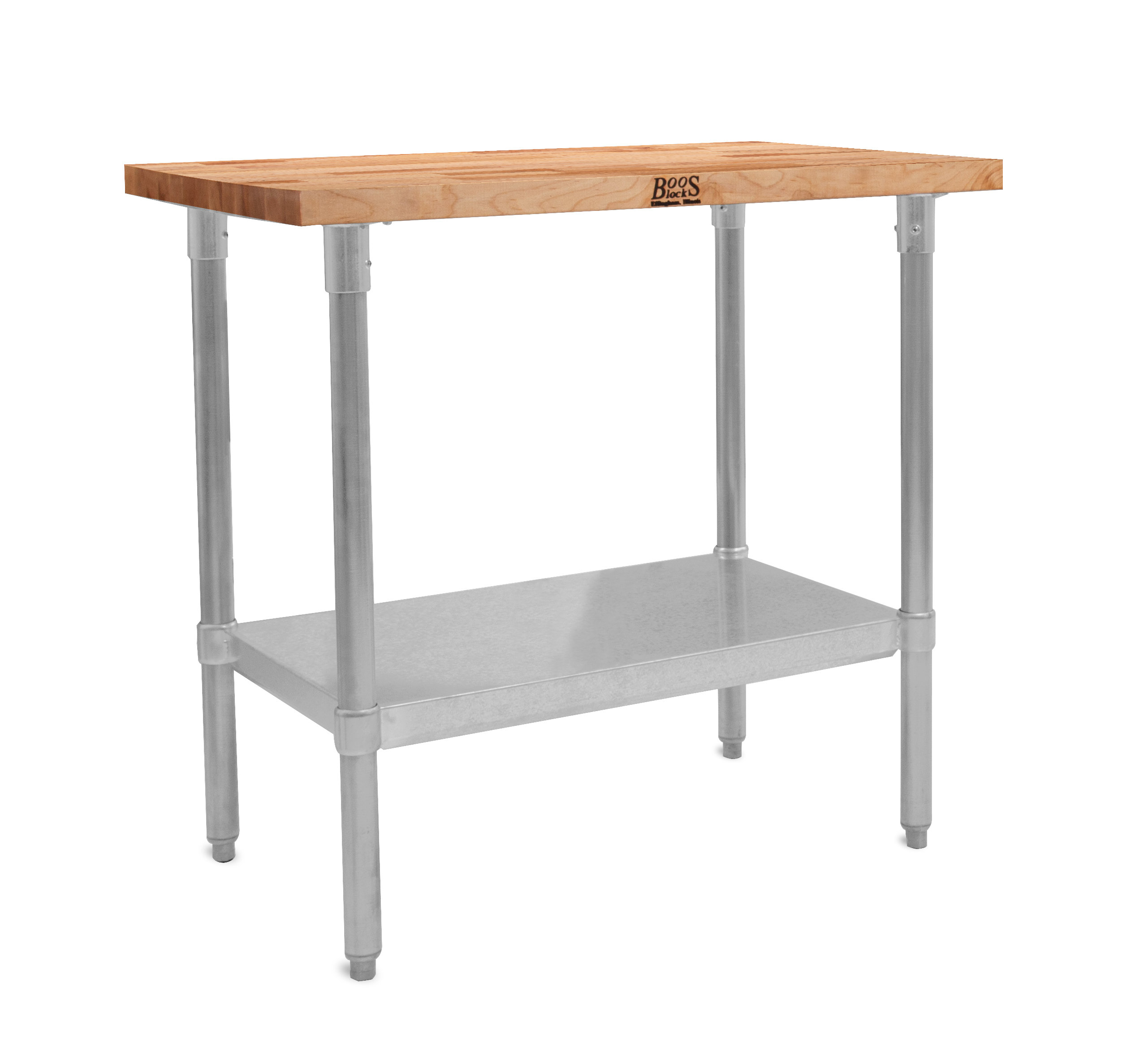 John Boos Wood Work Table with Undershelf | Wayfair