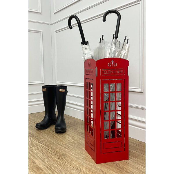 Red Barrel Studio® Ayran Freestanding Umbrella Stand in Red & Reviews ...