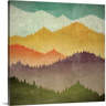 Great Big Canvas 'Mountain View' by Ryan Fowler Graphic Art Print ...
