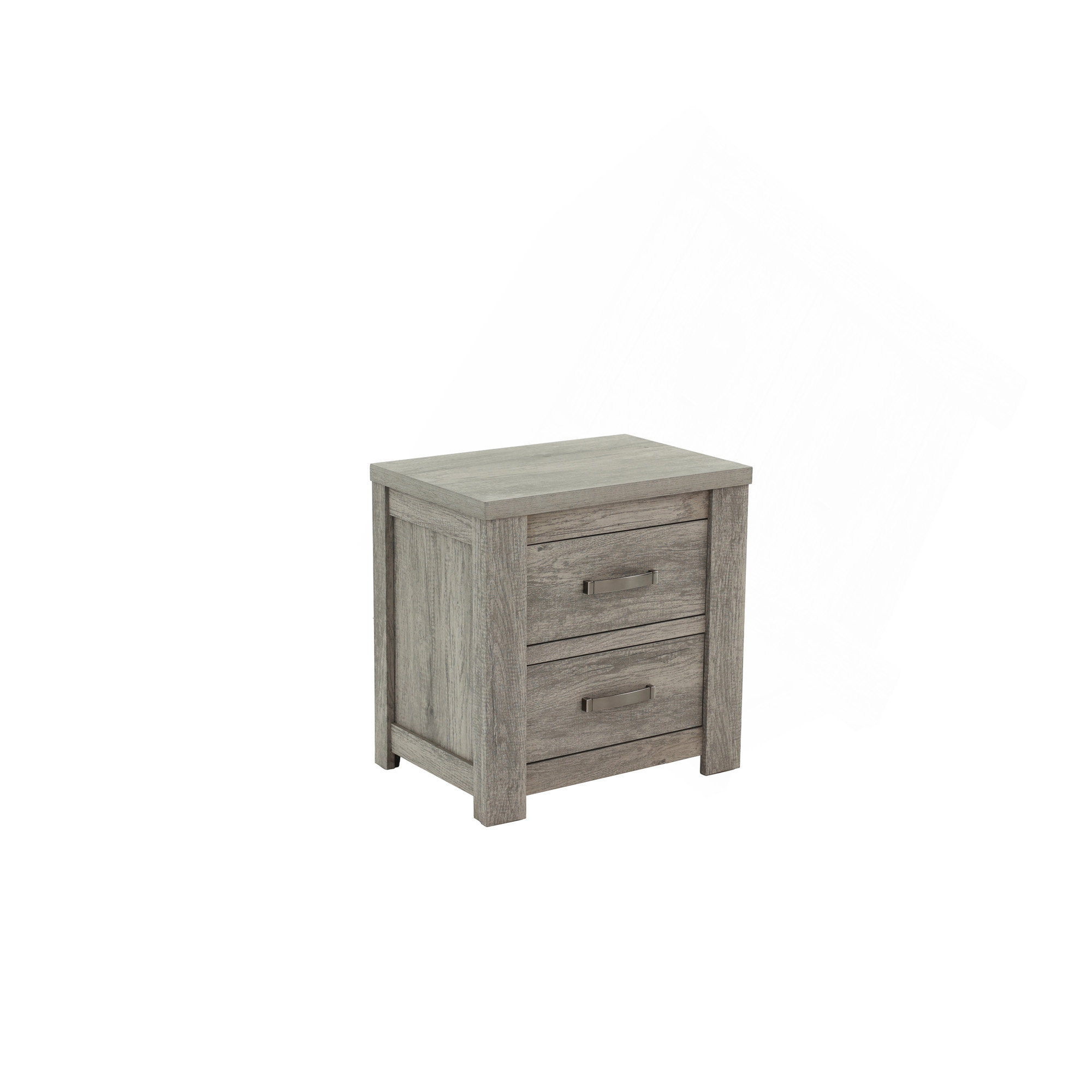 Latitude Run® Nightstand In Light Gray Oak | Wayfair