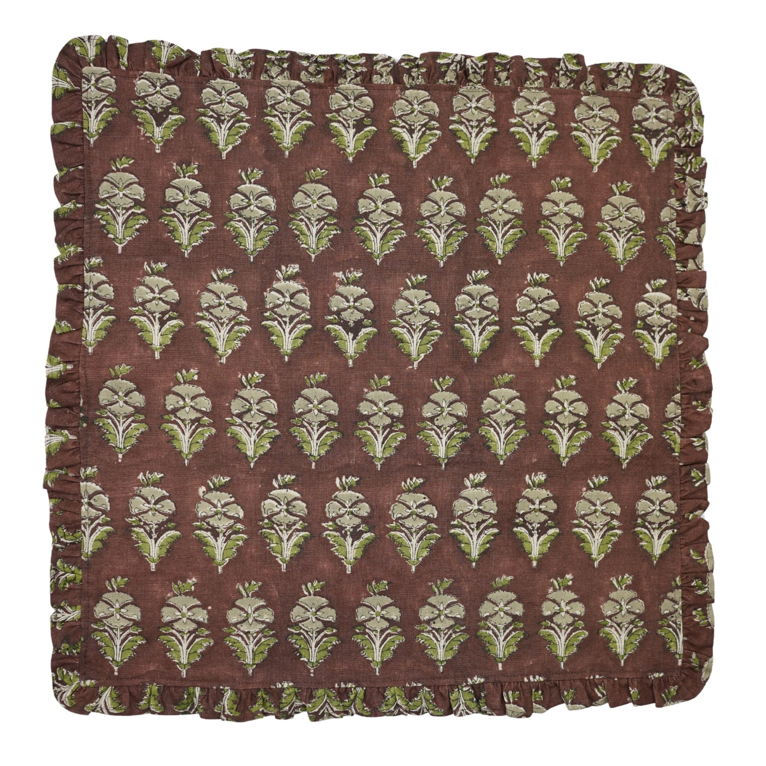 Fabdivine Decorative Frill Napkins 18x18 Inch Perfect for Elegant ...